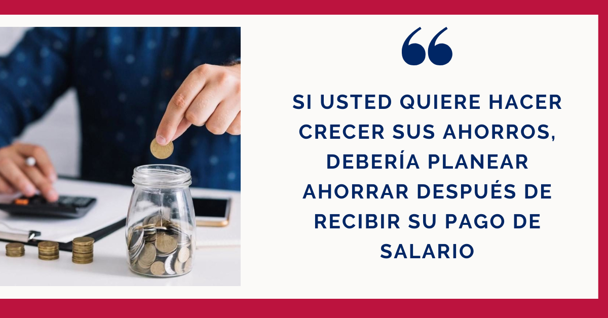 Opte por transferir parte de tu salario a una cuenta para ahorrar - Mi ...